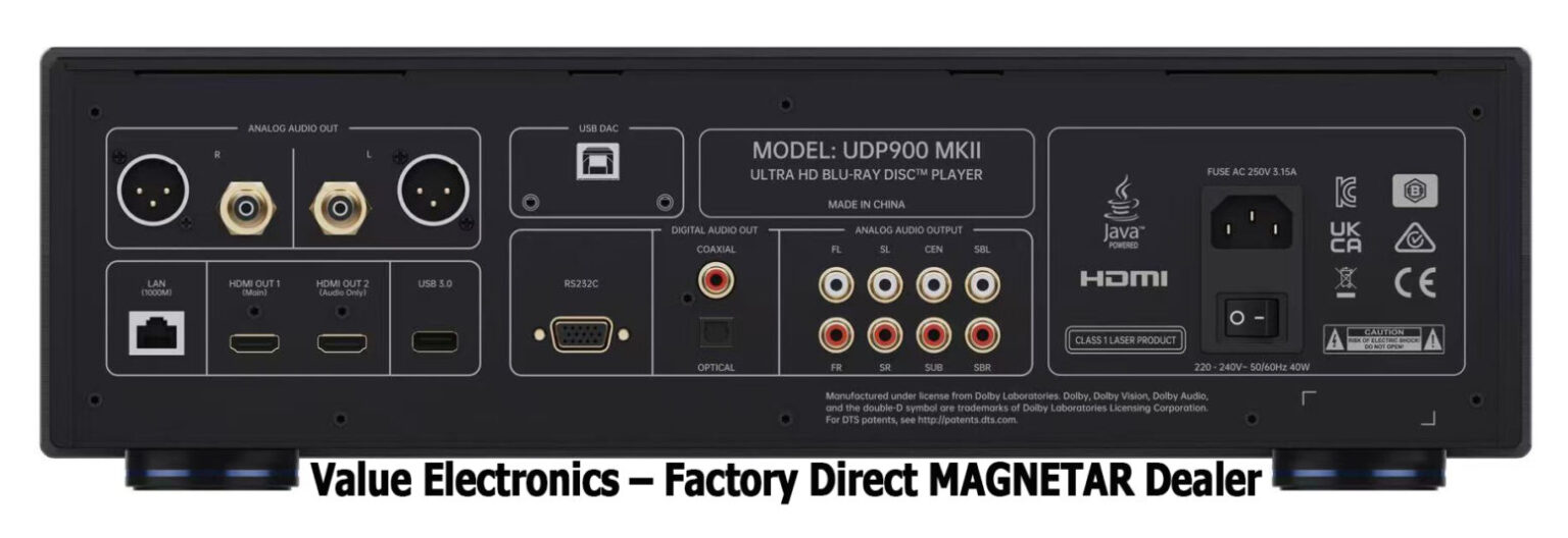 Magnetar Udp900 Mkii Universal Disc Player Value Electronics